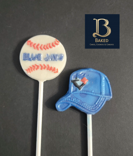 1435 Toronto Blue Jays Chocolate Candy Lollipop Mold - Molds N More