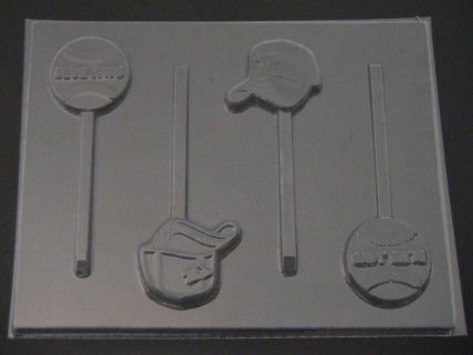 1435 Toronto Blue Jays Chocolate Candy Lollipop Mold - Molds N More