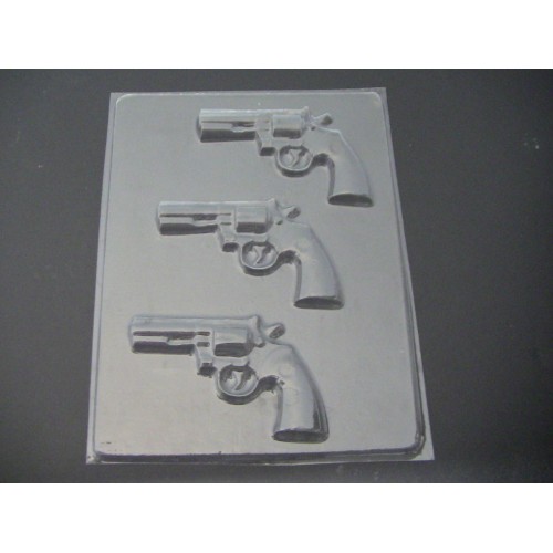 1106 Gun Revolver Chocolate Candy Mold - Molds N More