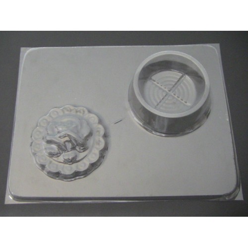 523 Rose Round Pour Box Chocolate Candy Mold - Molds N More